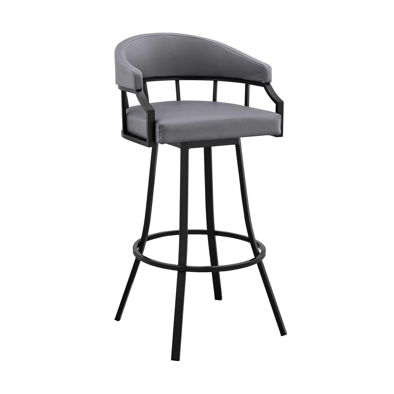 40" Tall Slate Gray Bar Stool | Comfortable seating, comes with ...