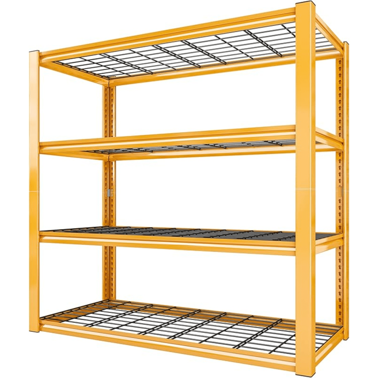 40" W Garage Shelving Heavy Duty 2240LBS Storage Shelves 4 Tier ...
