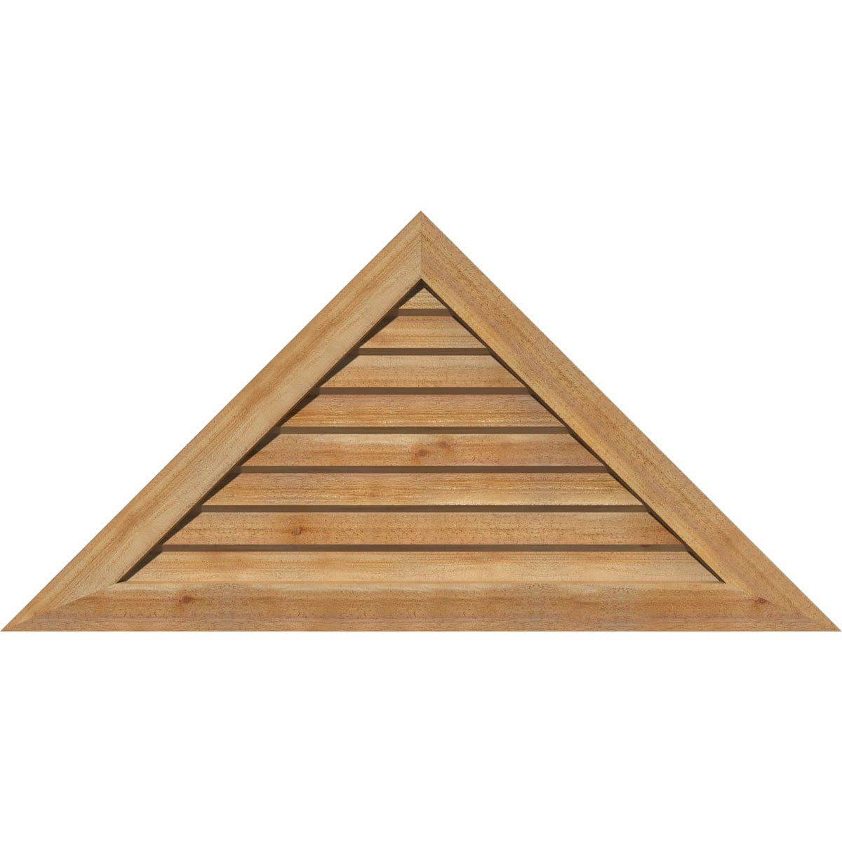 40"W x 13 3/8"H Triangle Gable Vent (56 1/2"W x 18 7/8"H Frame Size) 8/ ...
