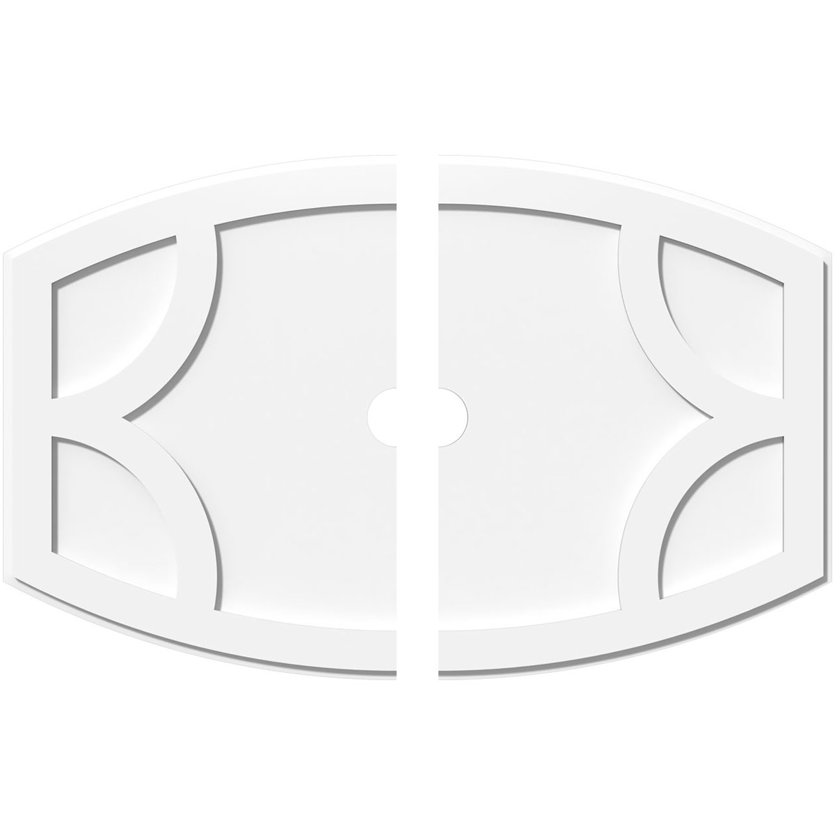40 W X 26 5 8 H X 3 ID X 21 1 2 C X 1 P Kailey Architectural Grade PVC 40 W X 26 5 8 H X 3 ID X 21 1 2 C X 1 P Kailey Architectural Grade PVC