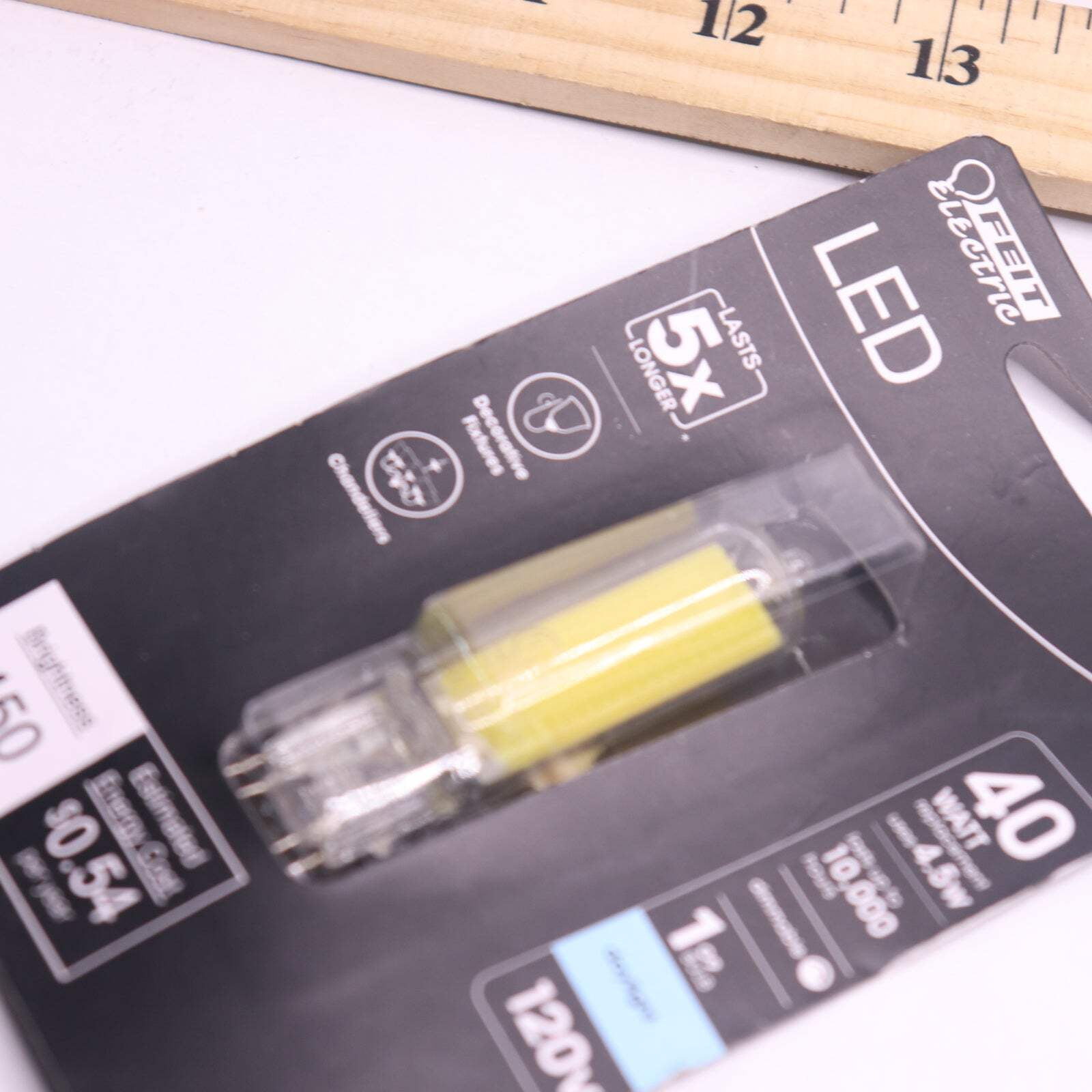 40-Watt Equivalent T4 G9 Bi-Pin Base Dimmable LED Light Bulb in ...