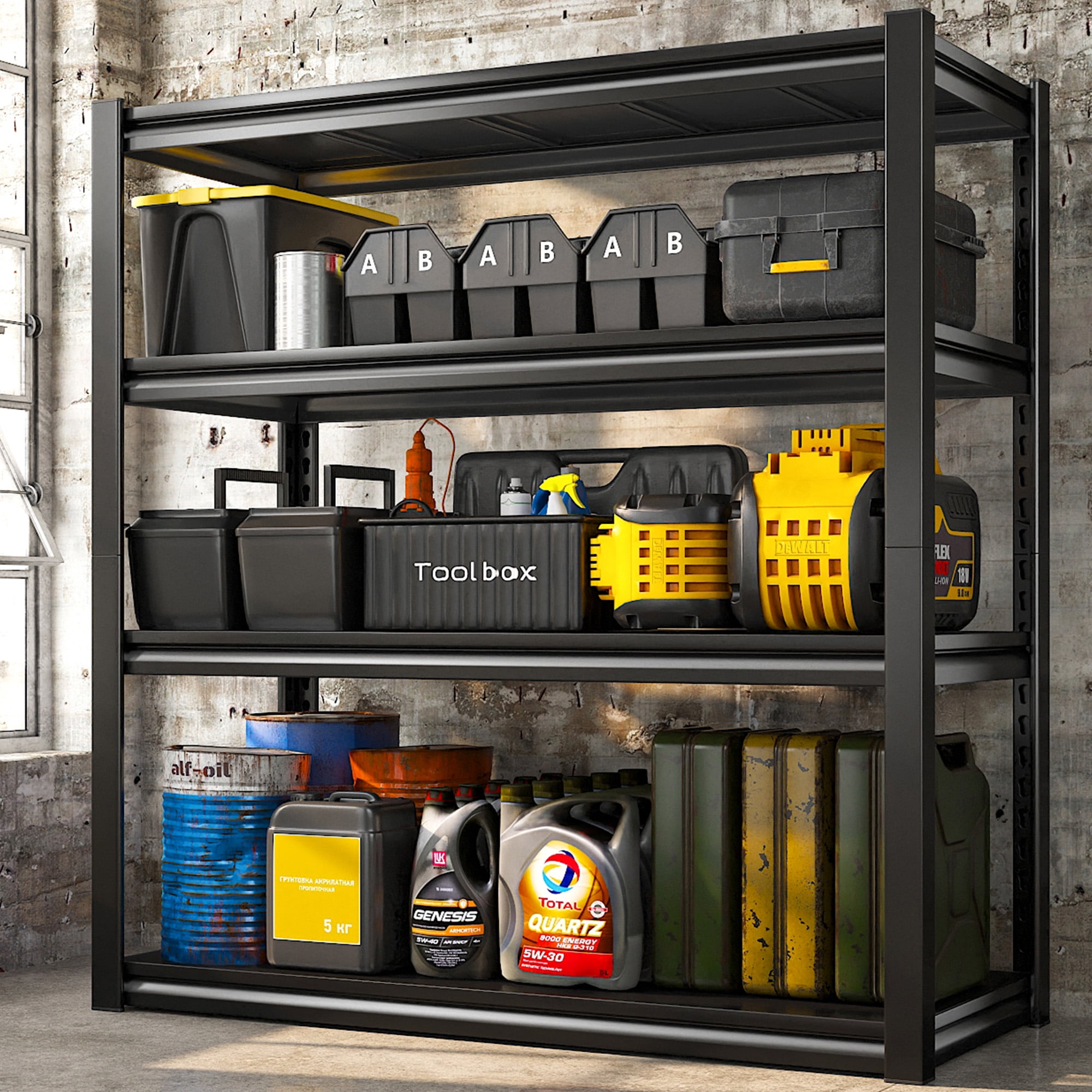 40" Wide Shelving Units for Garage Storage Heavy Duty Garage Shevles ...