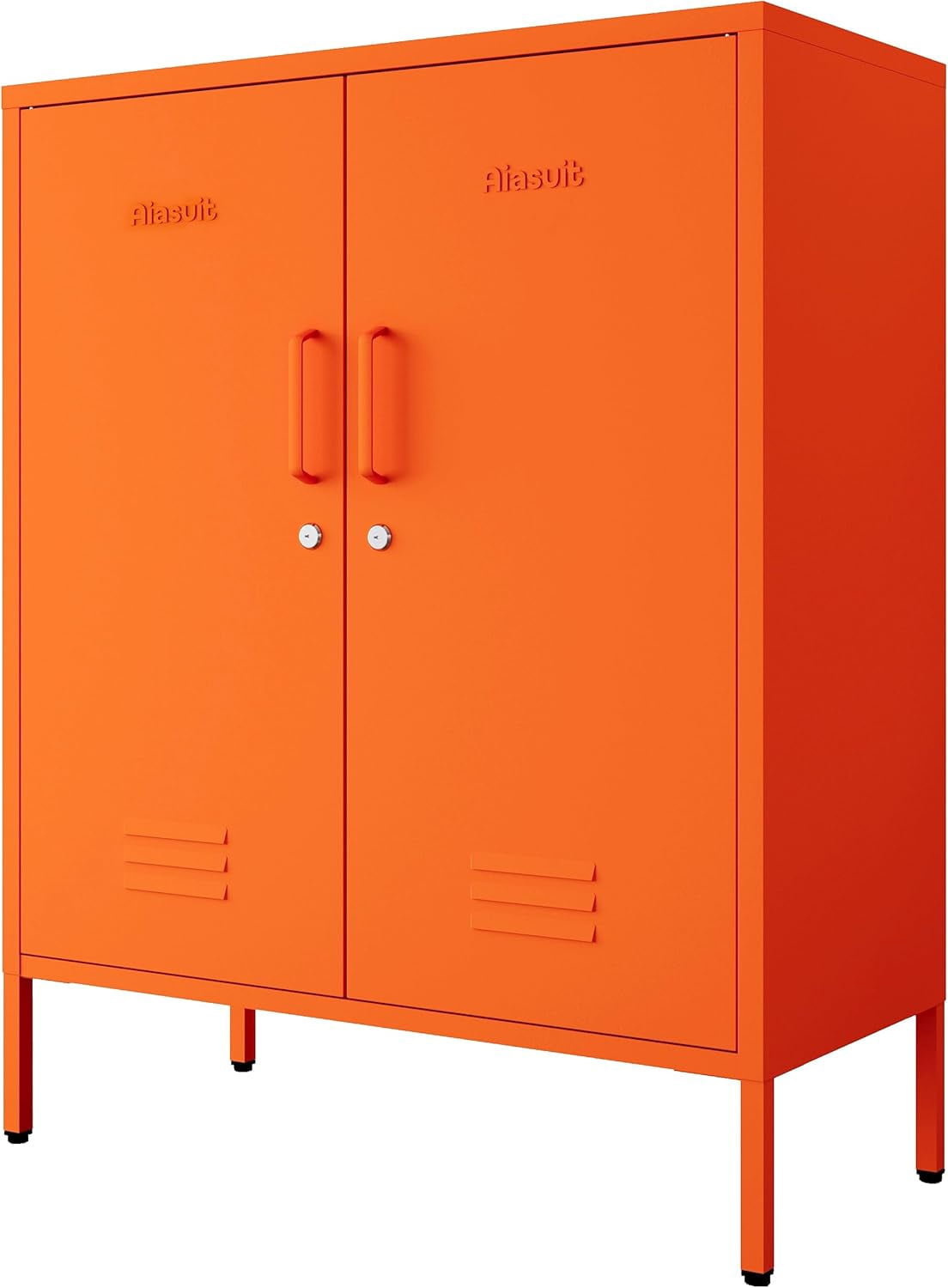 40" Wide Storage Cabinet 2 Door Multi-Function Locker Metal Heavy Duty ...