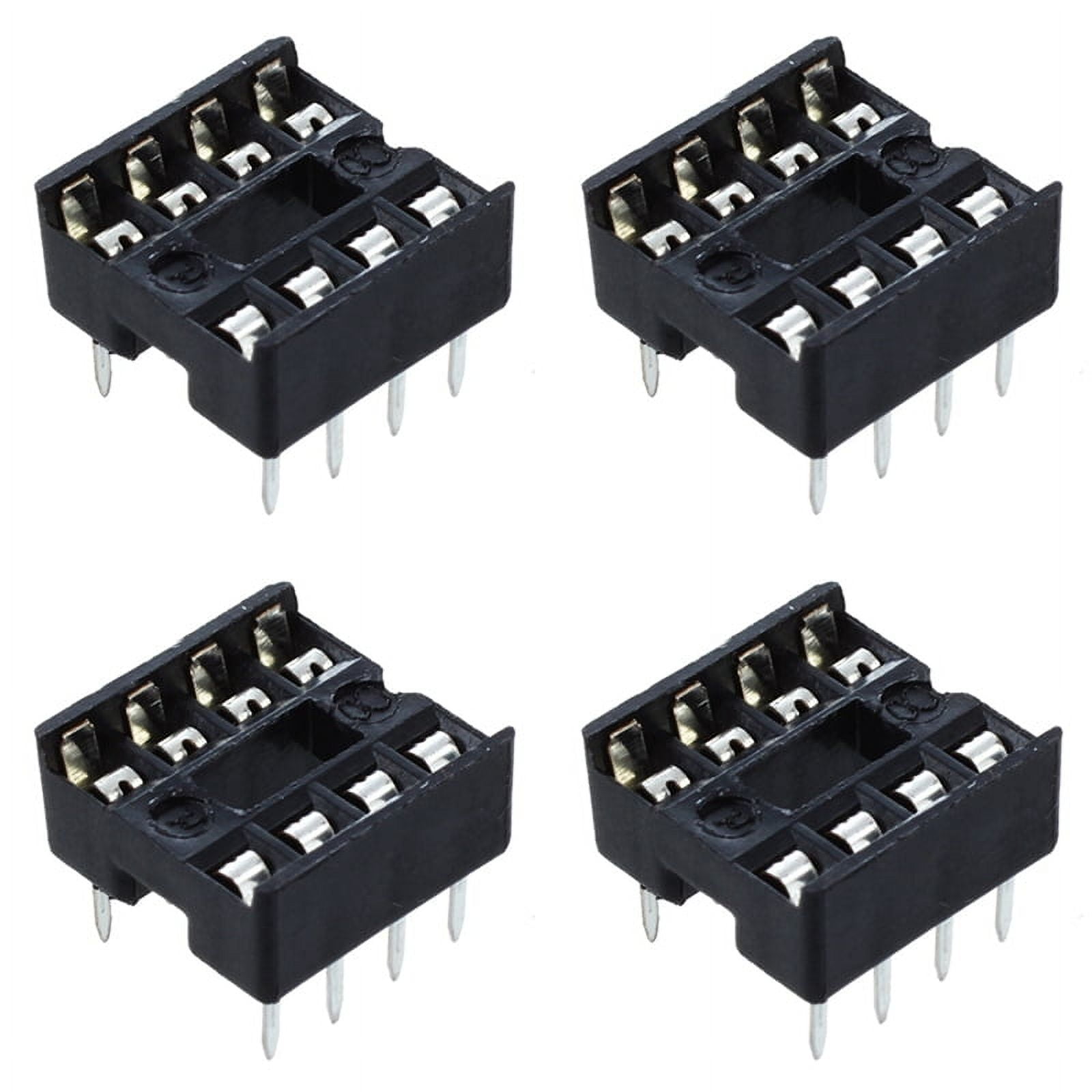 40 X 8 Pin DIP IC Sockets Adaptor Solder Type Socket - Walmart.com