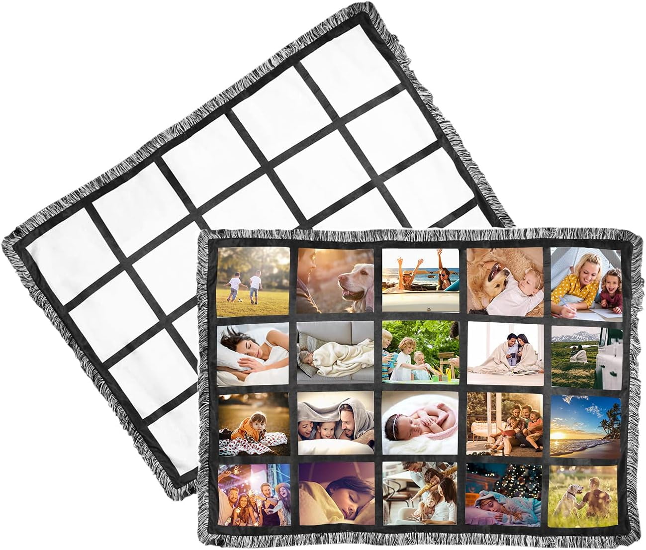 40"X60" Sublimation Blank Throw Blankets for Heat Press, Baby Printed ...