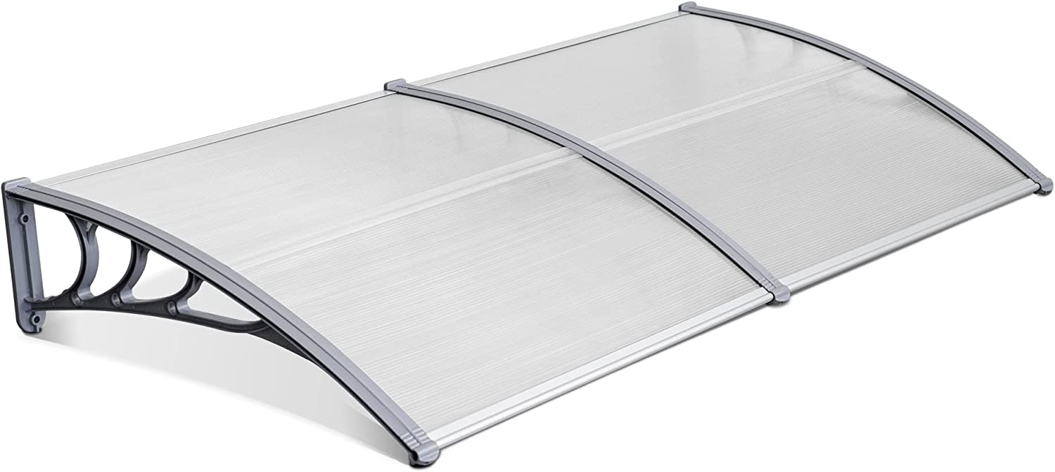 40"X80" Window Awning Outdoor Polycarbonate Front Door S Cover Garden ...
