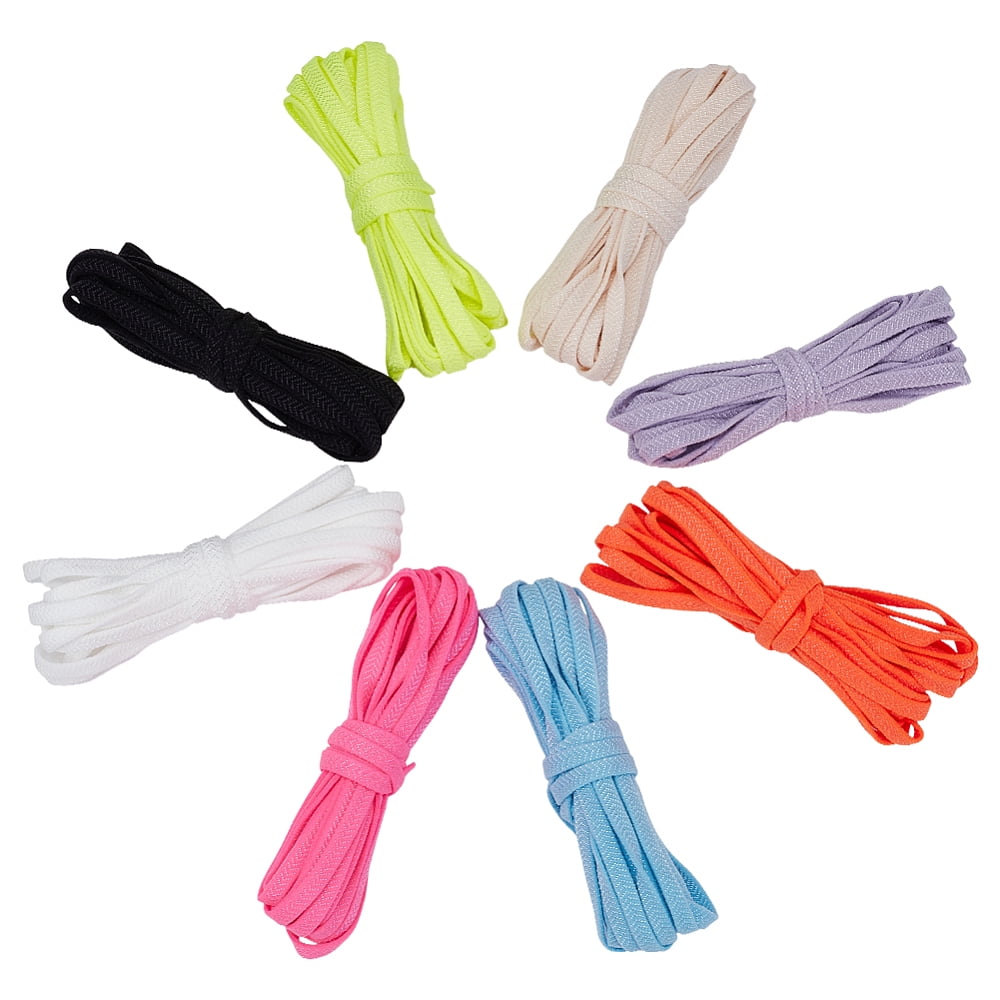 40 Yards 8 Colors Plush Bra Elastic Strap Polyester Satin Elastic Band ...