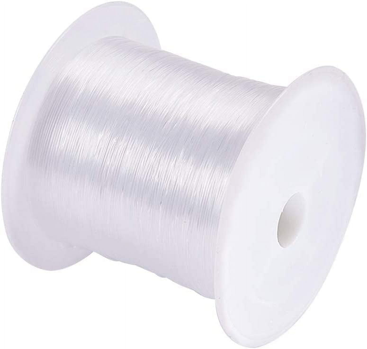 40 Yards Clear Invisible Craft Nylon Thread 0.4mm Monofilament Fishing ...