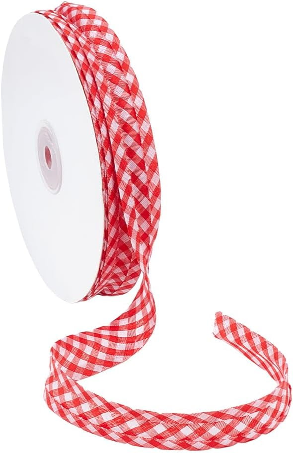 40 Yards Double Fold Bias Tape 0.8 Inch Gingham Bias Binding Tape ...