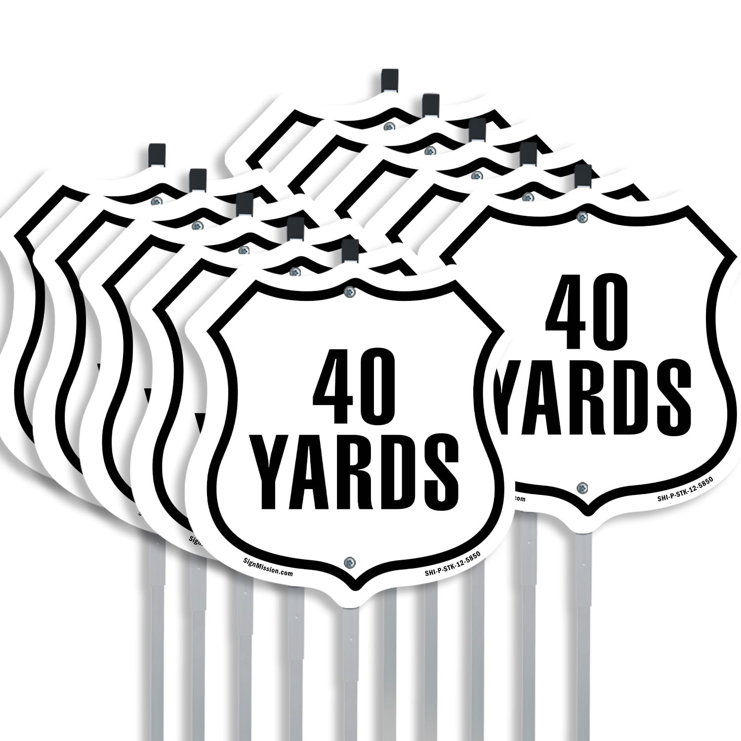 40 Yards Golf Course Running Race 5k Marathon Distance Marker (10 Pack ...