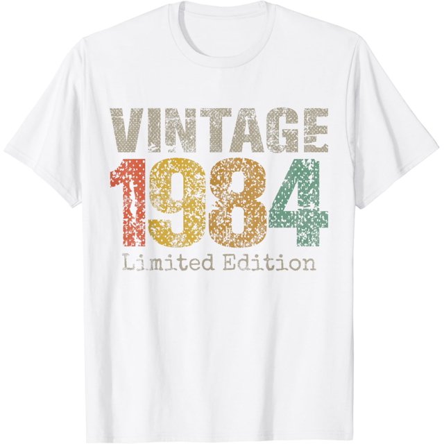 40 Year Old Gifts Vintage 1984 Limited Edition 40th Birthday T-Shirt ...