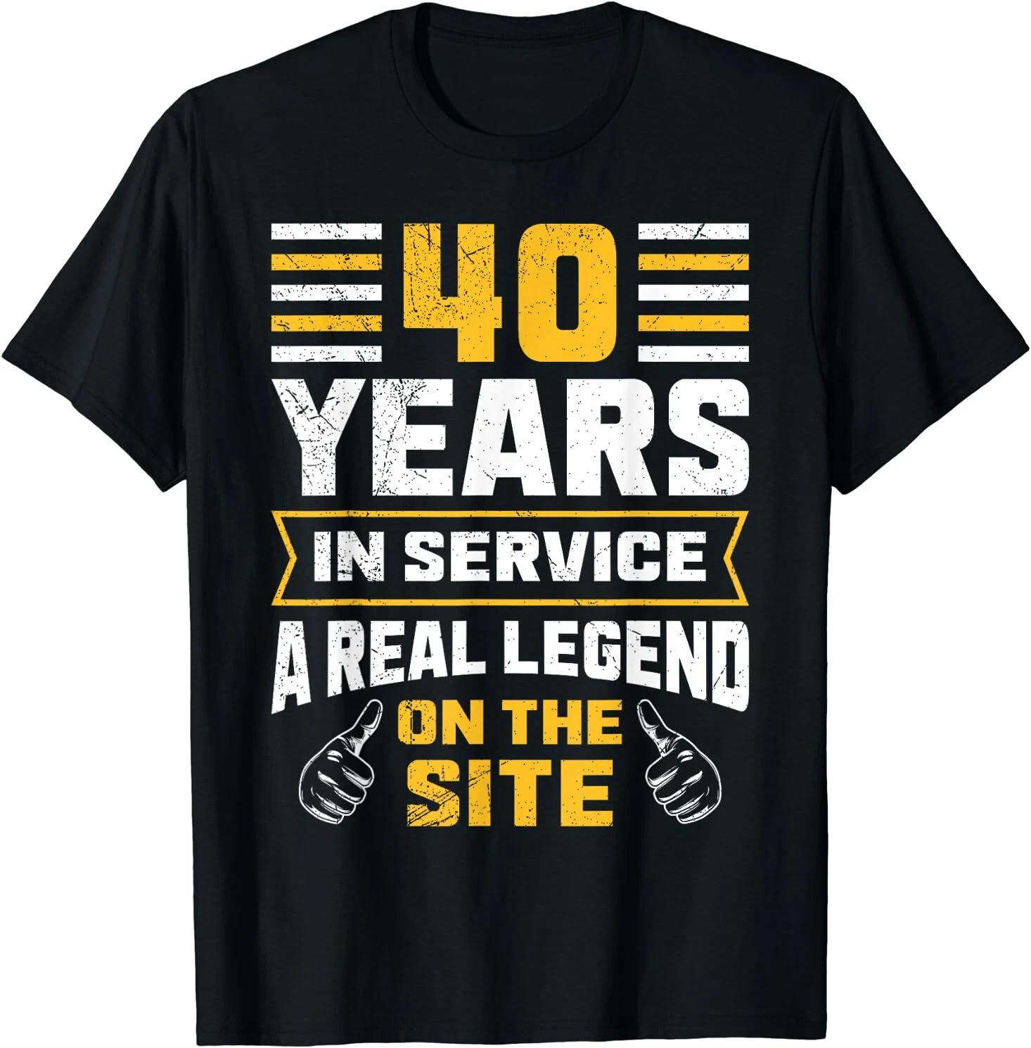 40 Years Of Work Service Anniversary 40 Years Vintage T-Shirt - All ...