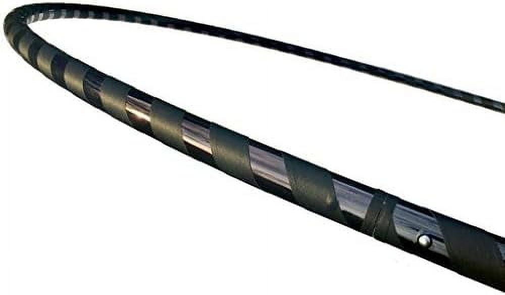 40" black beginner exercise hula hoop for fitness and fun | made for ...