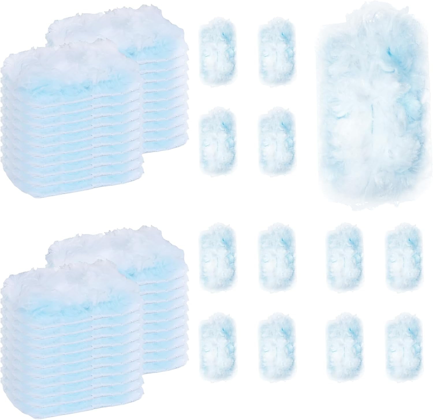 40 count Disposable Duster Refills, Electrostatic Fluffy for Cleaning ...