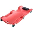 40 in. 250 lbs. Capacity Red Mechanics Creeper Seat with 6 Wheels ...