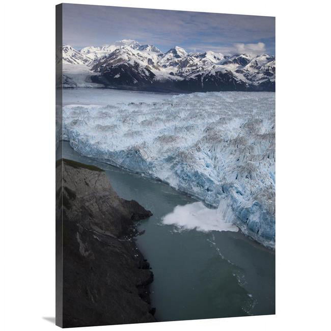 40 in. Hubbard Glacier Encroaching on Gilbert Point, Wrangell-St. Elias ...