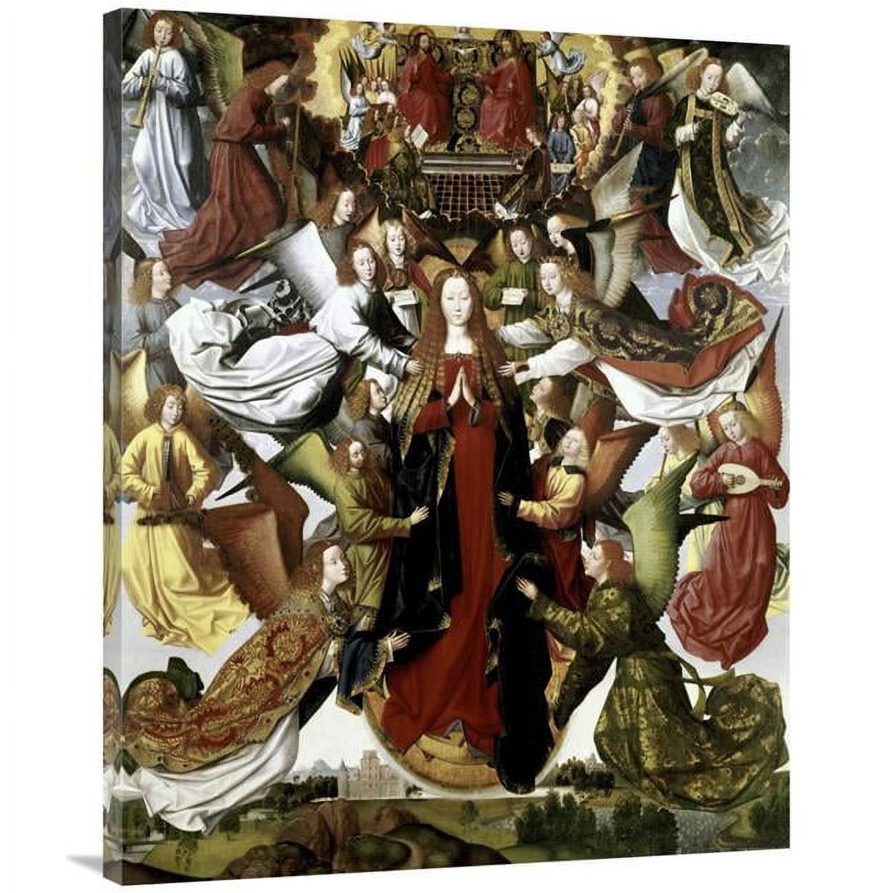 40 in. Mary Queen of Heaven - The St. Lucy Legend Art Print - Master of The St. Lucy Legend ...