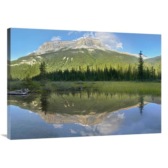 40 in. Mt Burgess Reflected in Emerald Lake, Yoho National Park ...