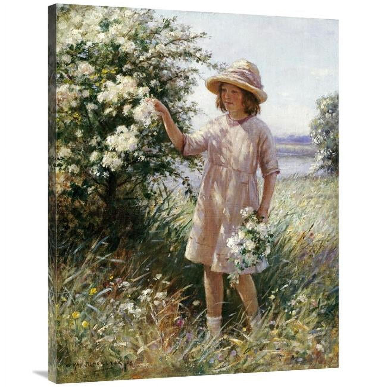 40 in. Picking May Blossom Art Print - William Kay Blacklock - Walmart.com