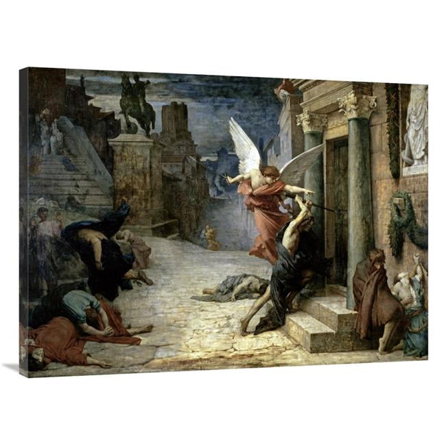 40 in. The Angel of Death - Peste a Roma Art Print - Jules-Elie ...