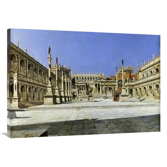 40 in. The Roman Forum Art Print - Joseph Theodore Hansen - Walmart.com