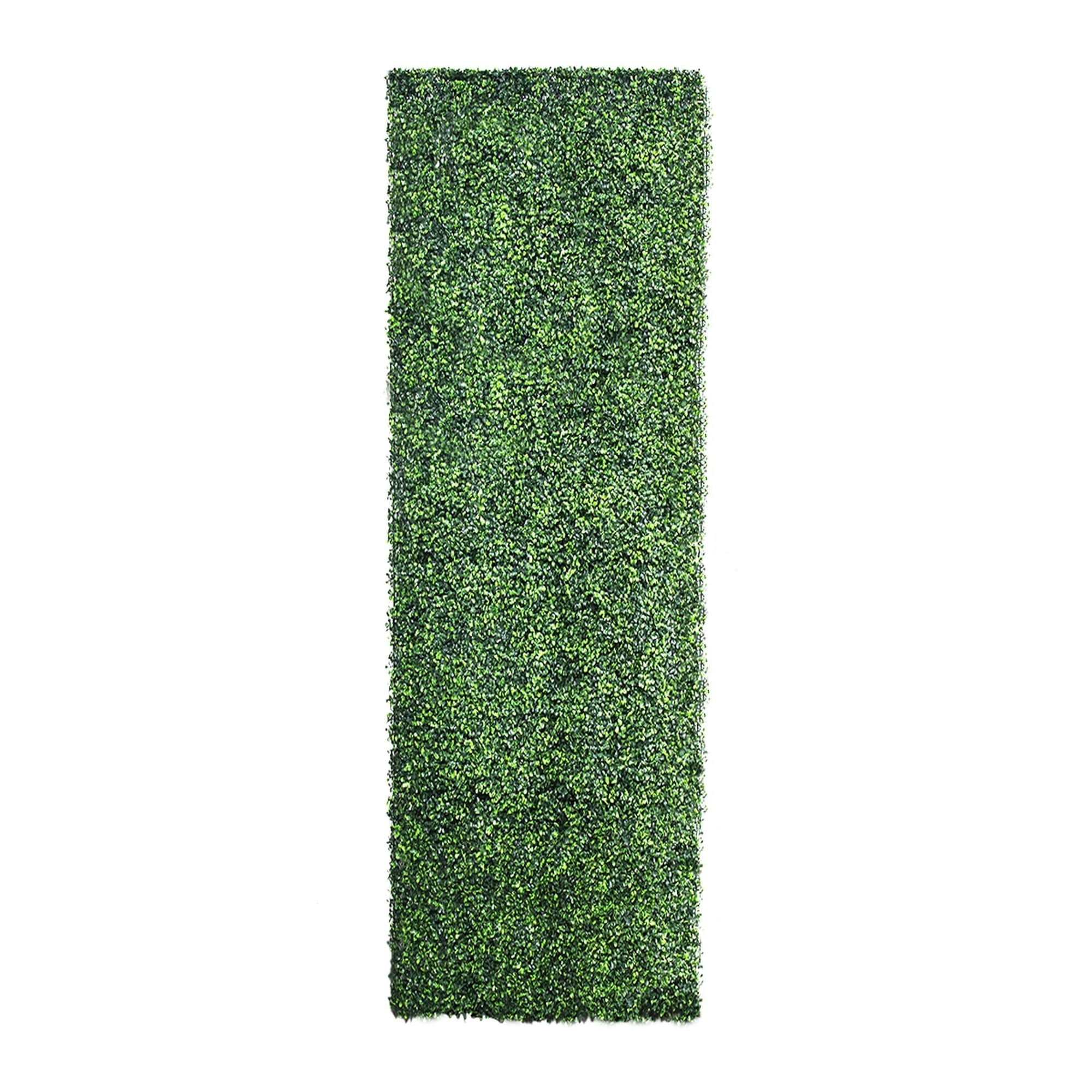 40 in x 120 in Artificial Boxwood Roll Panels for Outdoor Use - 4 Roll ...