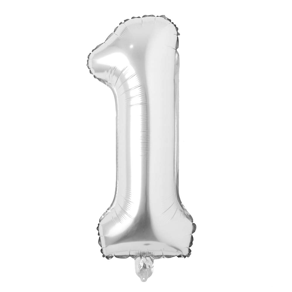 40 inch Letter Balloons MSF2 Silver Alphabet Number Balloon Party ...
