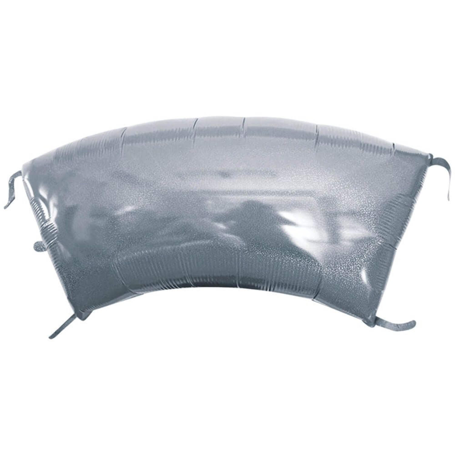 40 inch Modular Arch Shaped Panel - Glitter Silver Foil Mylar Balloon ...