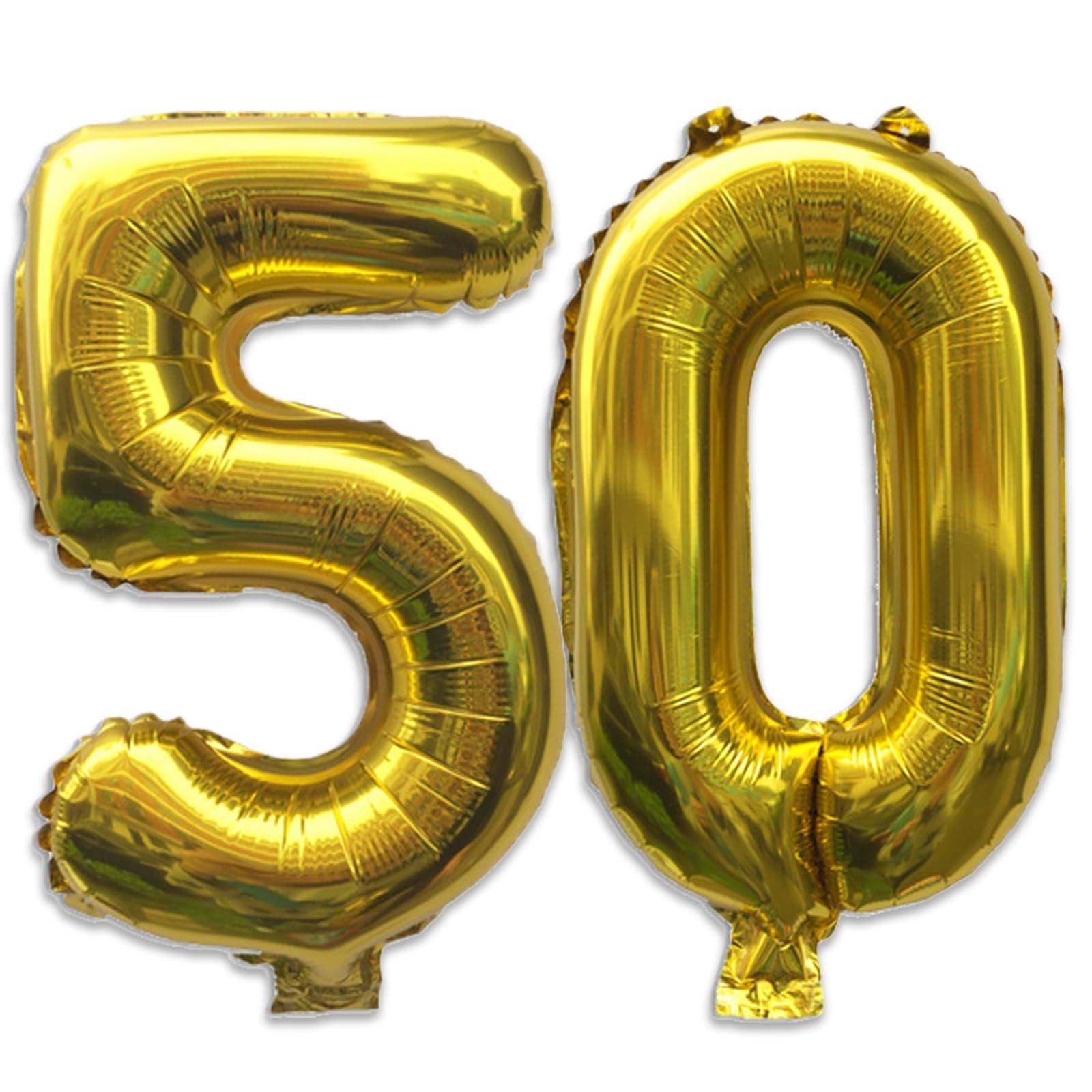 40 inch Number 50 CI30 Balloons, Aluminum Foil Jumbo 50 Party Balloons ...