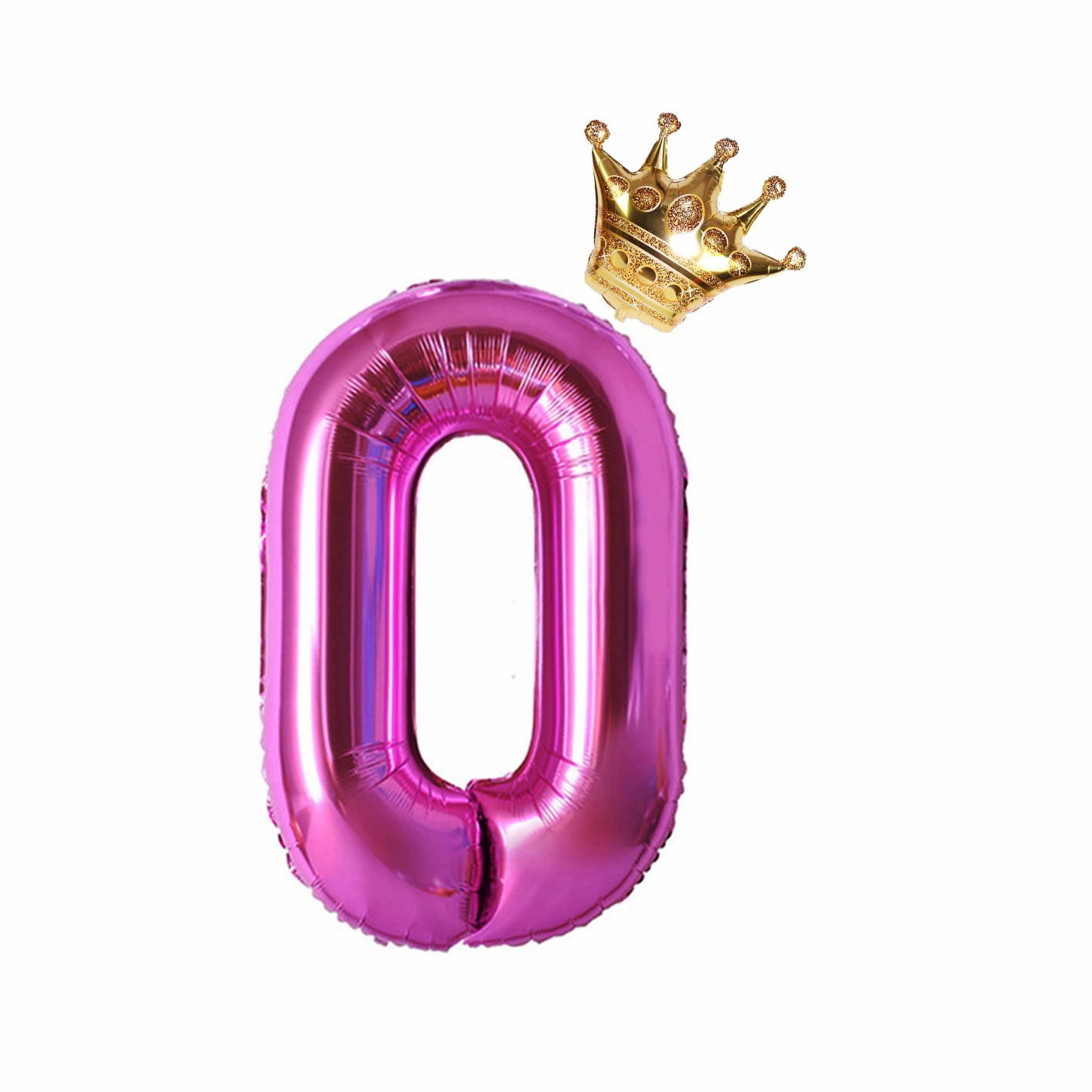 40 inch purple number CM31 0 crown number balloons, 10th birthday party ...