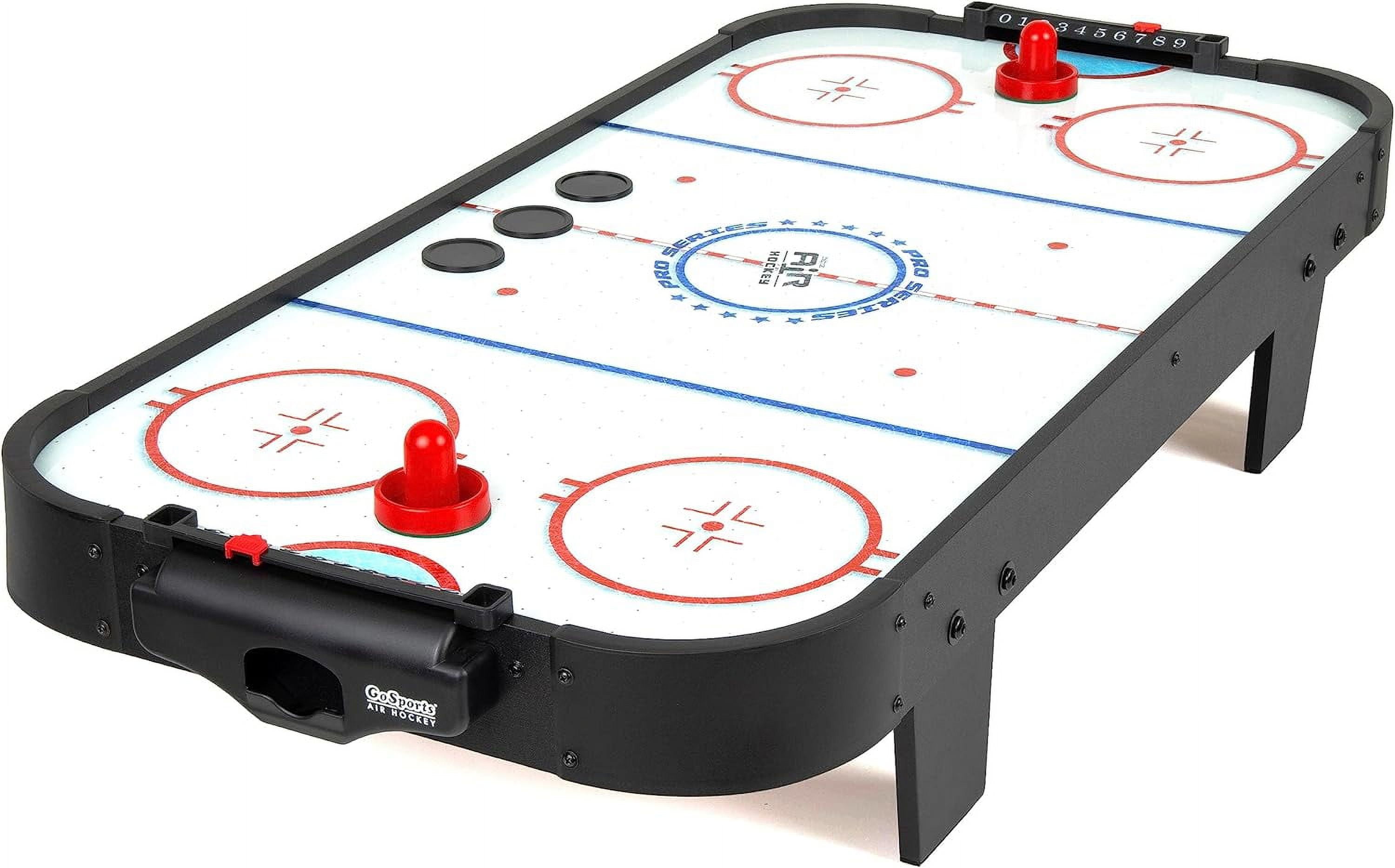 40-inch table top air hockey game - AC outlet drive motor - black or ...