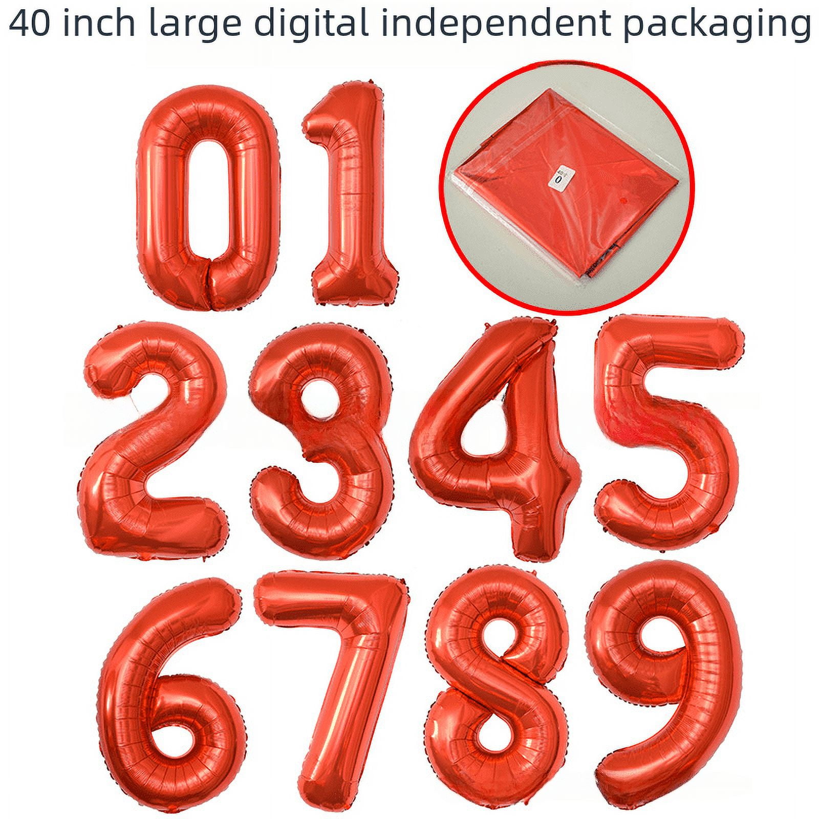 40-inch version large digital aluminum balloon independent packaging ...