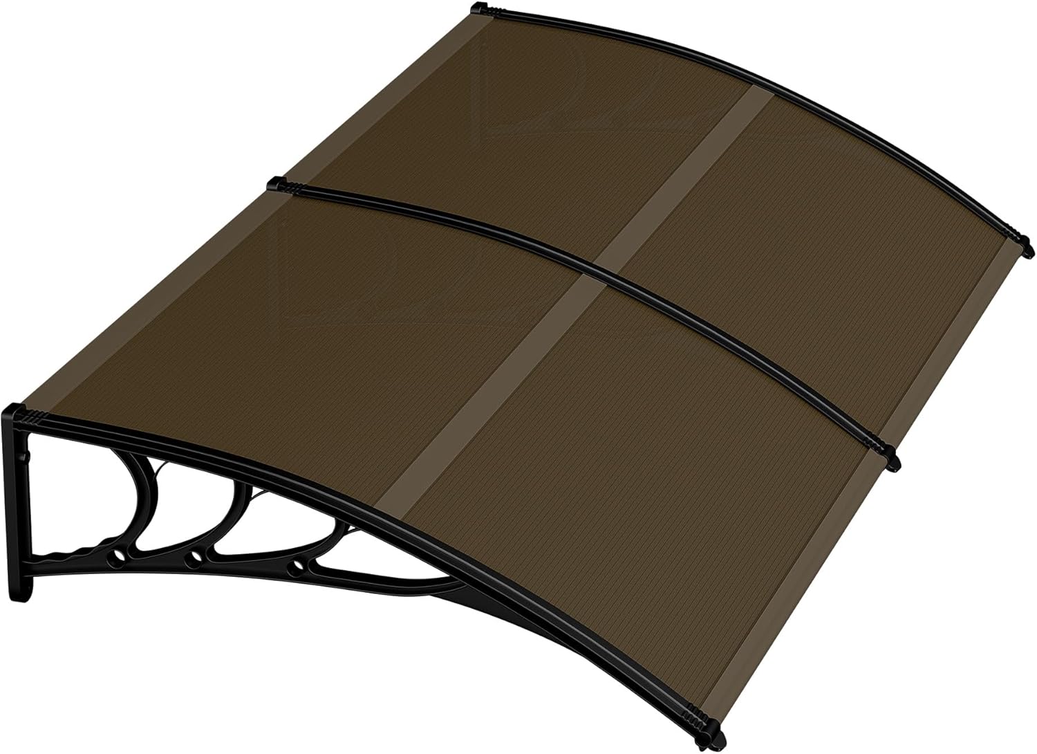 40 inch x 80 inch Window Awning Door Canopy Polycarbonate Cover Outdoor ...