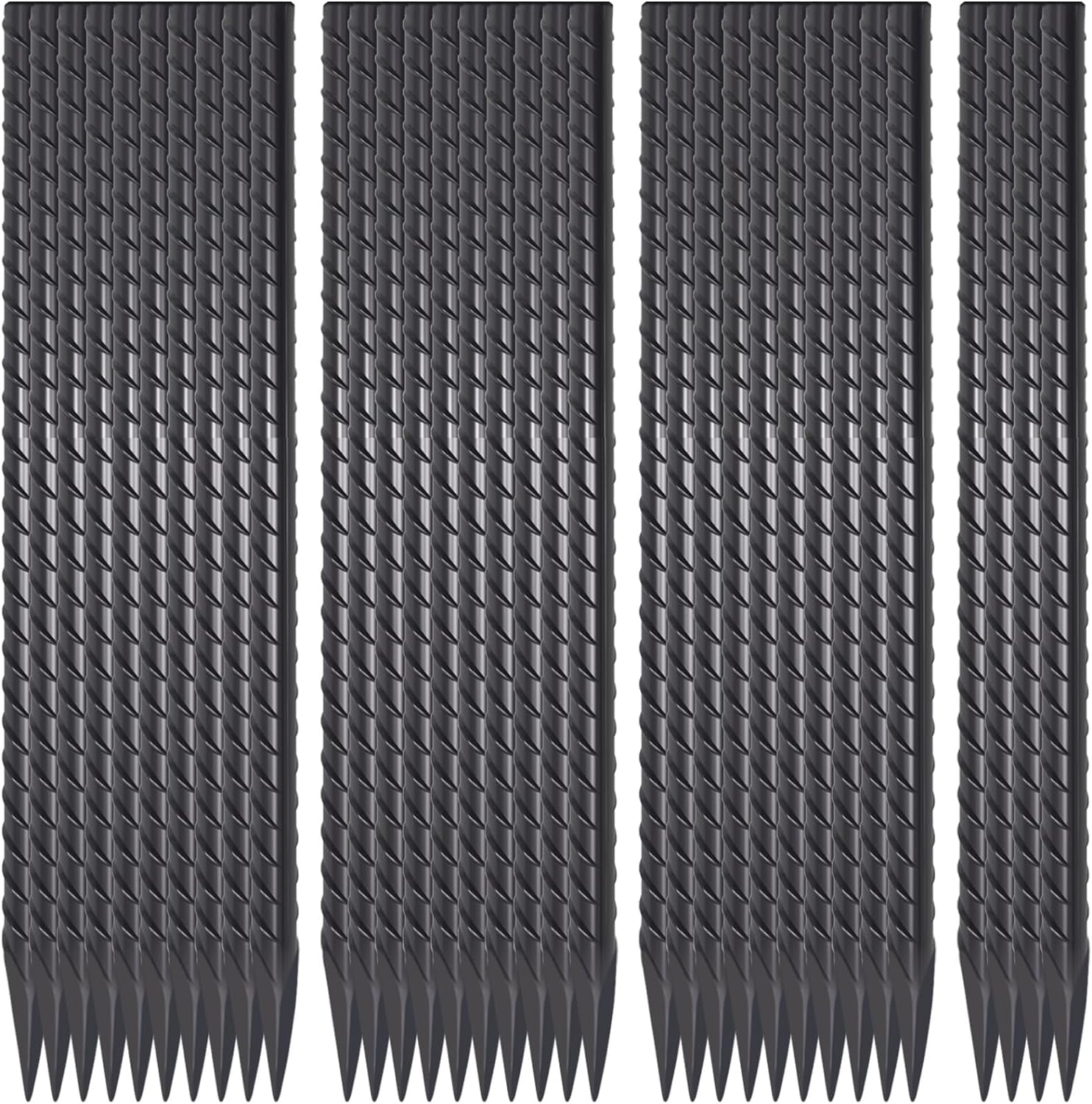 40 lnches Steel Rebar Stakes 10 Pcs, Heavy Duty Straight Landscpe ...