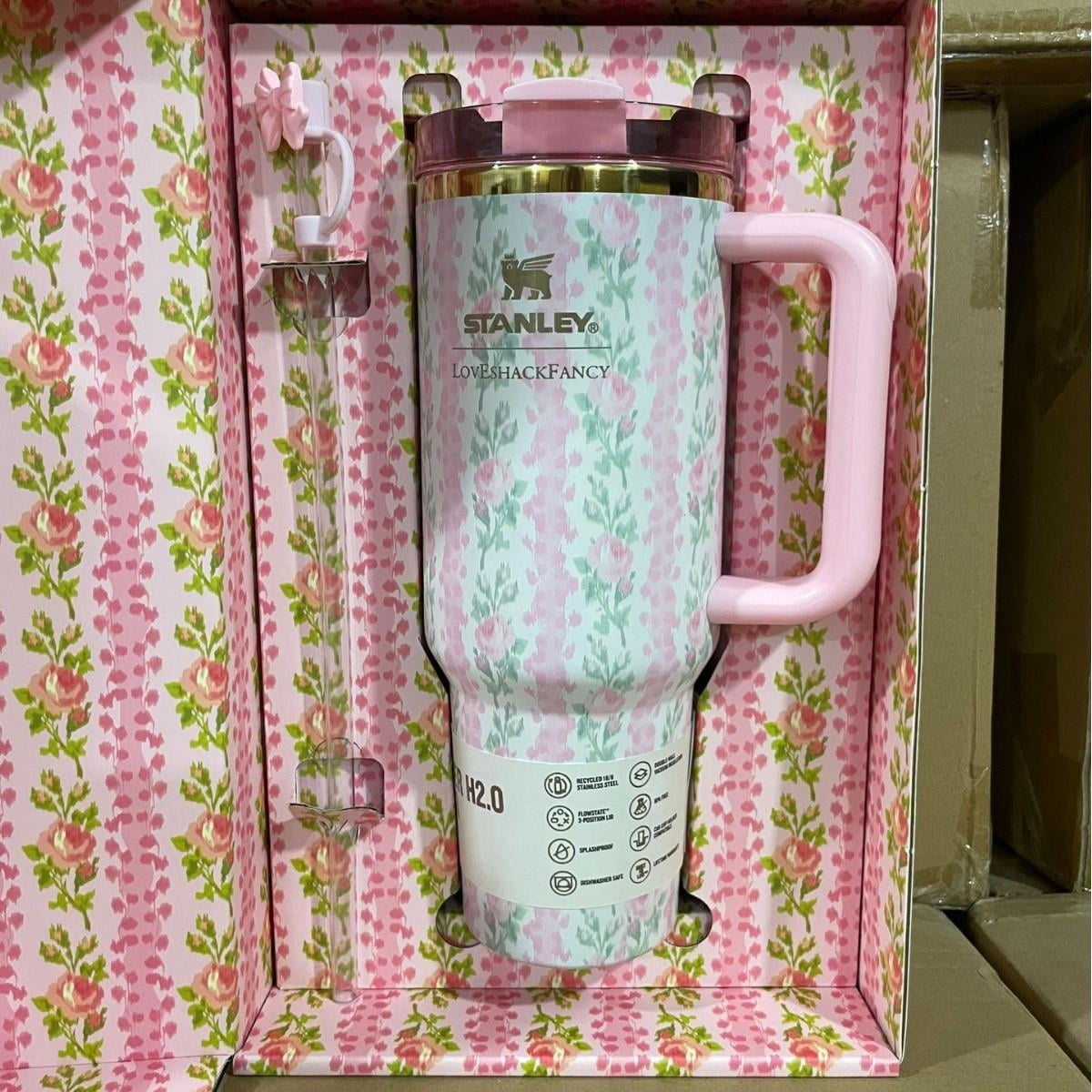 40 oz H2.0 Insulated Mug with Handle, 304 Stainless Steel Water Bottle ...