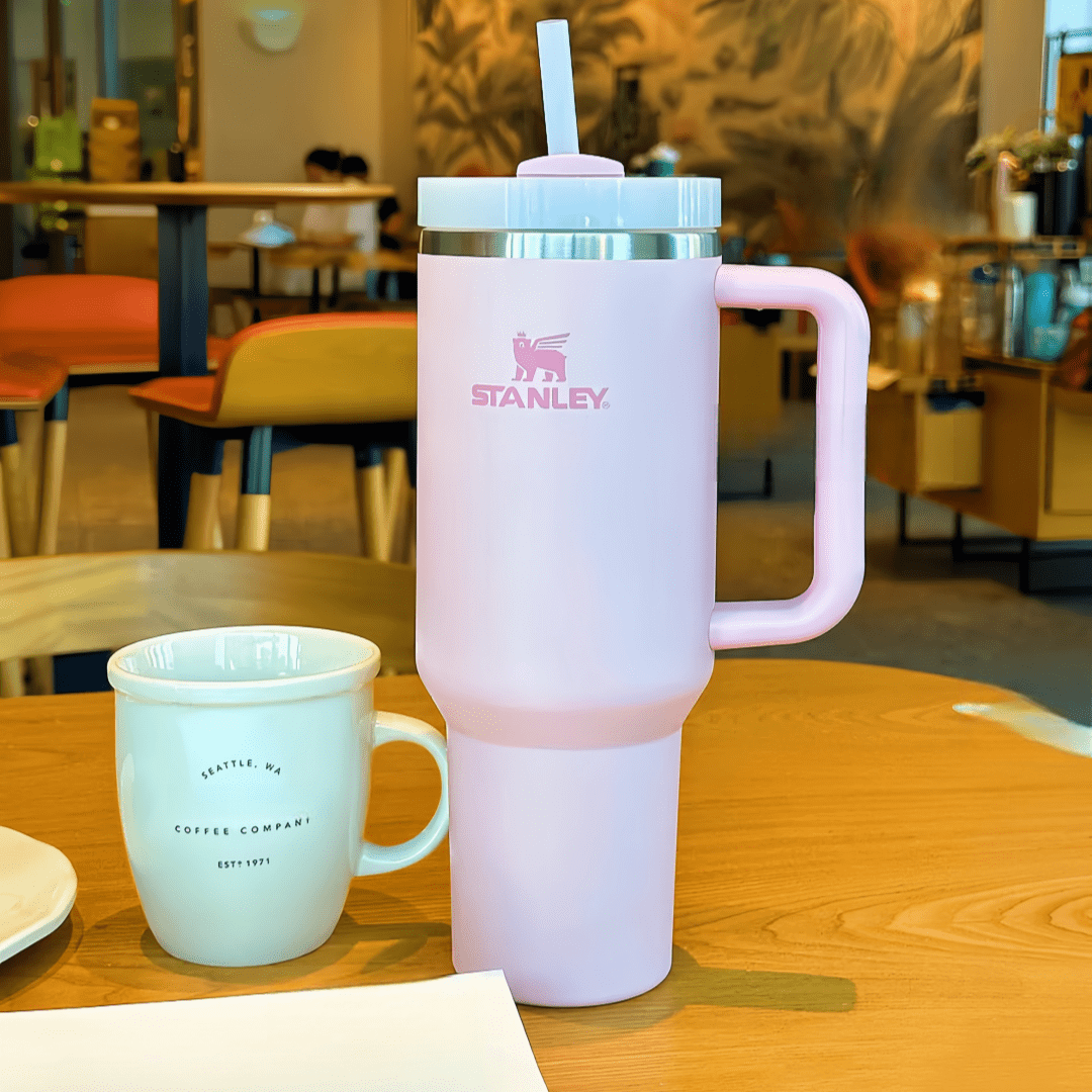 40 oz H2.0 Insulated Mug with Handle, Double Vacuum Insulated Stainless ...