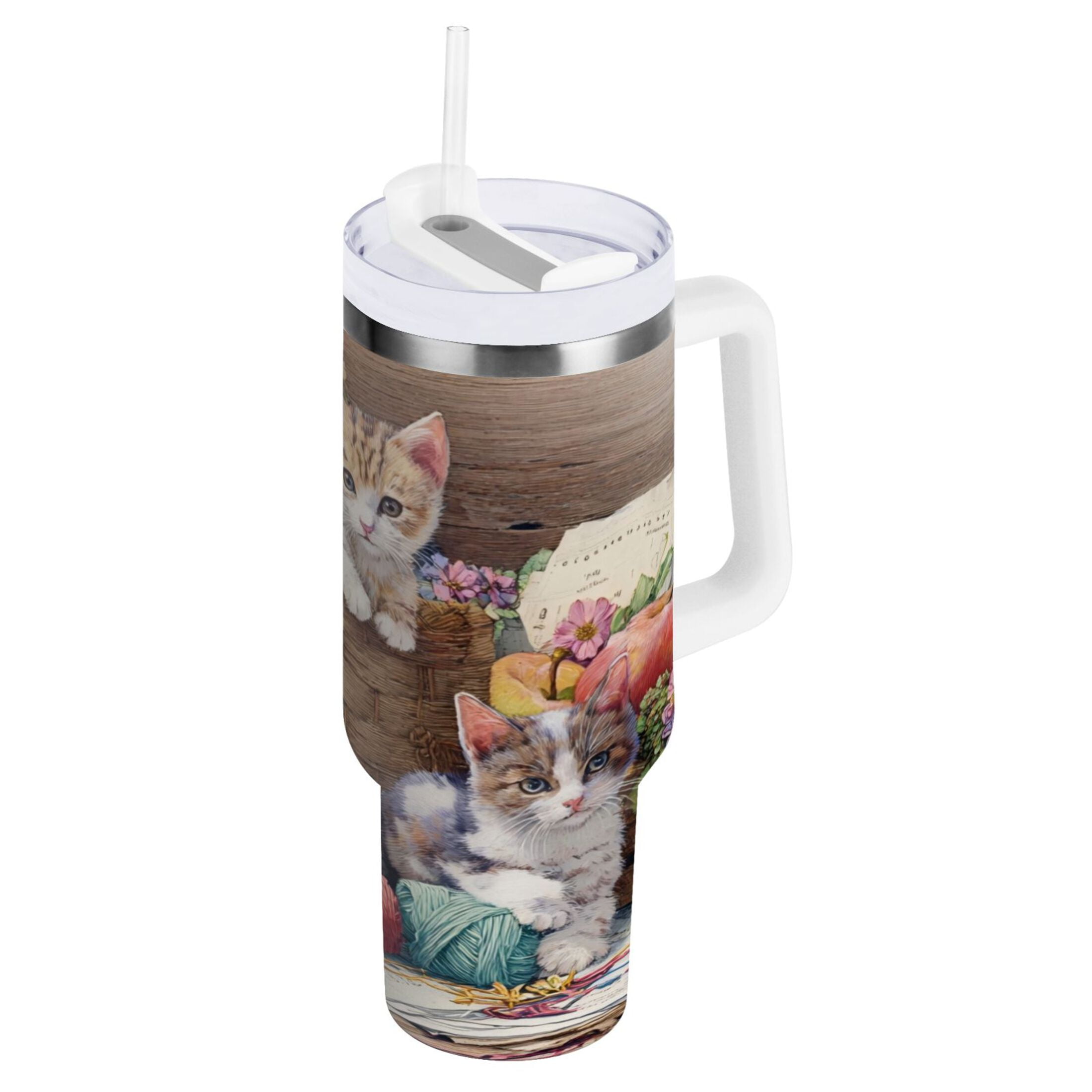 40 oz Insulated Stainless Steel Tumbler Double Wall Stainless Steel ...