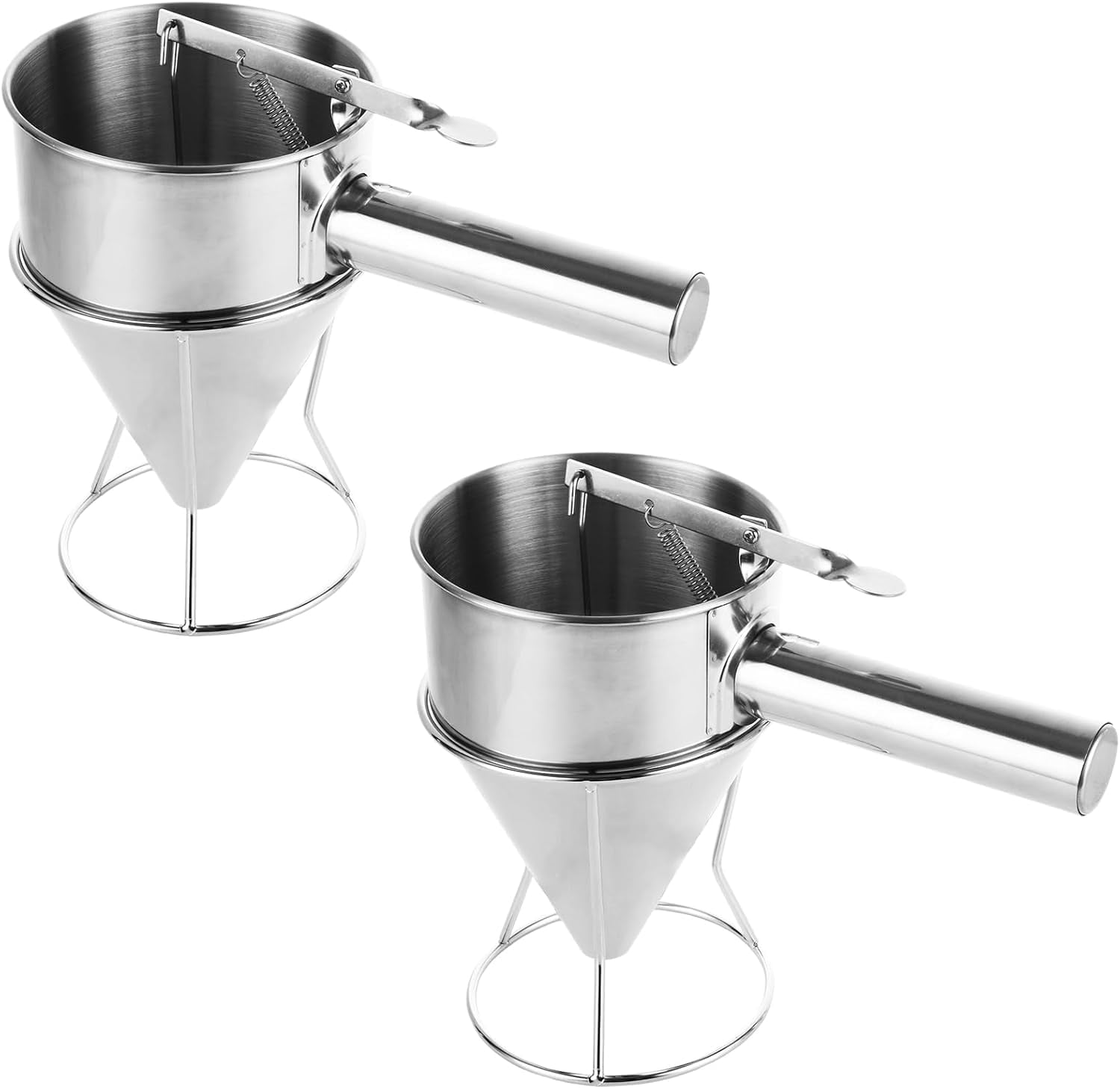 40 oz Pancake Batter Dispenser, Funnel Cake Maker1200ml Stainless Steel ...