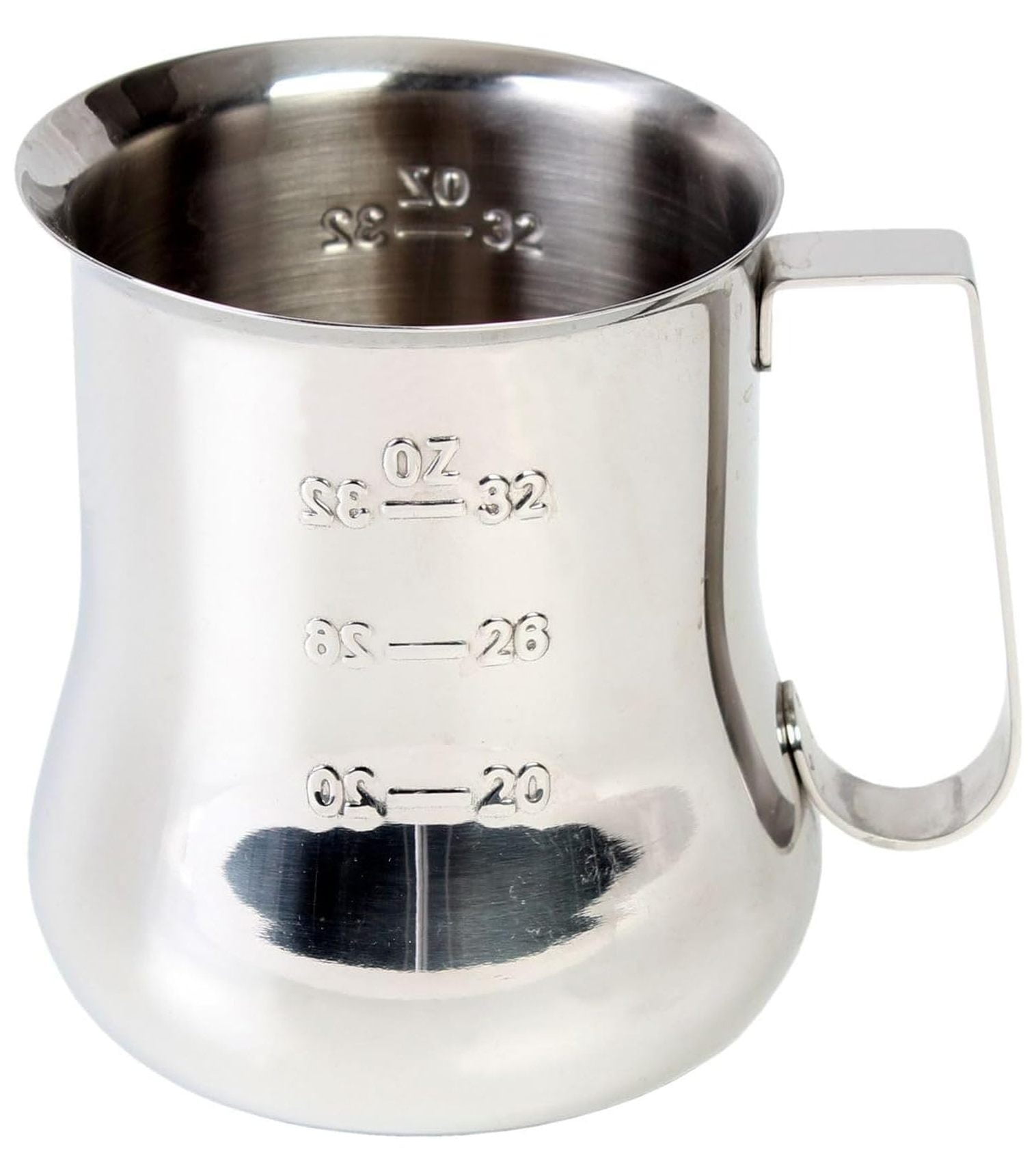 - 40 oz Stainless Steel Espresso Milk Steaming Pitcher with Measuring ...