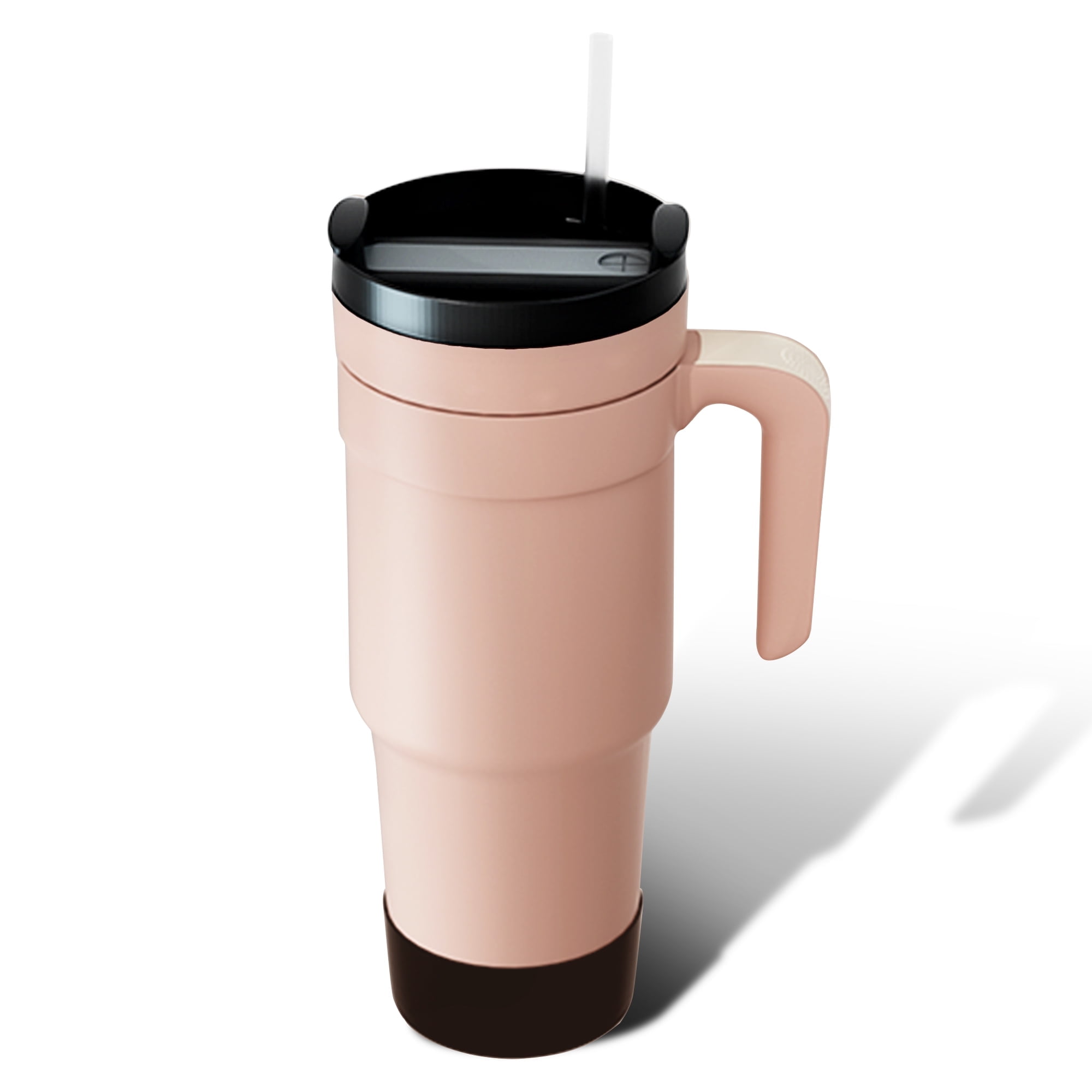 40 oz Stainless Steel Travel Cooler Mug, Leak Proof Lid With Straw ...