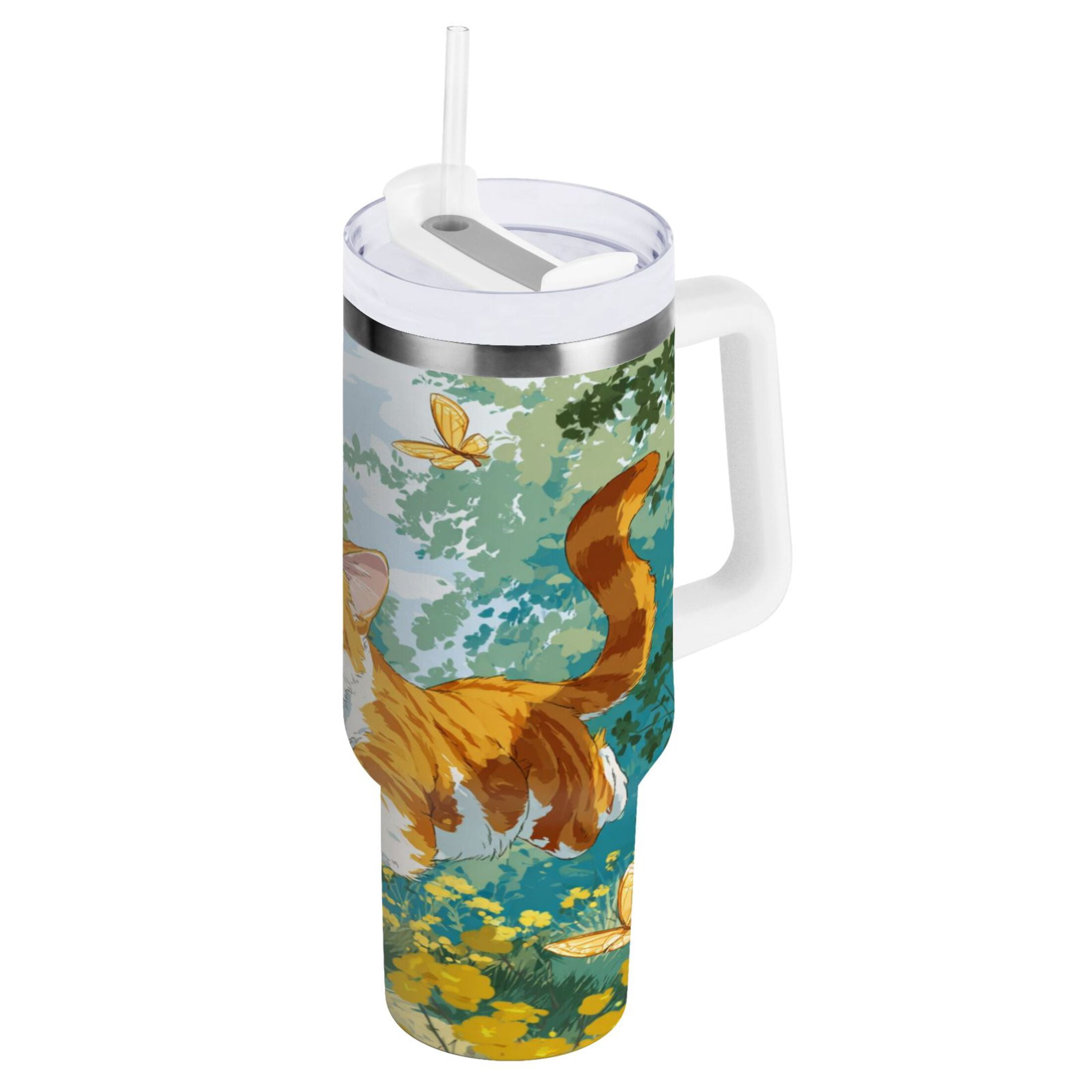 40 oz Stainless Steel Tumbler Vacuum Insulated Leak Proof Stainless ...