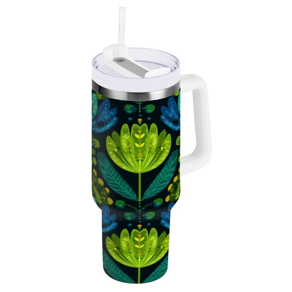 40 oz Stainless Steel Tumbler Vacuum Insulated Leak Proof Stainless ...