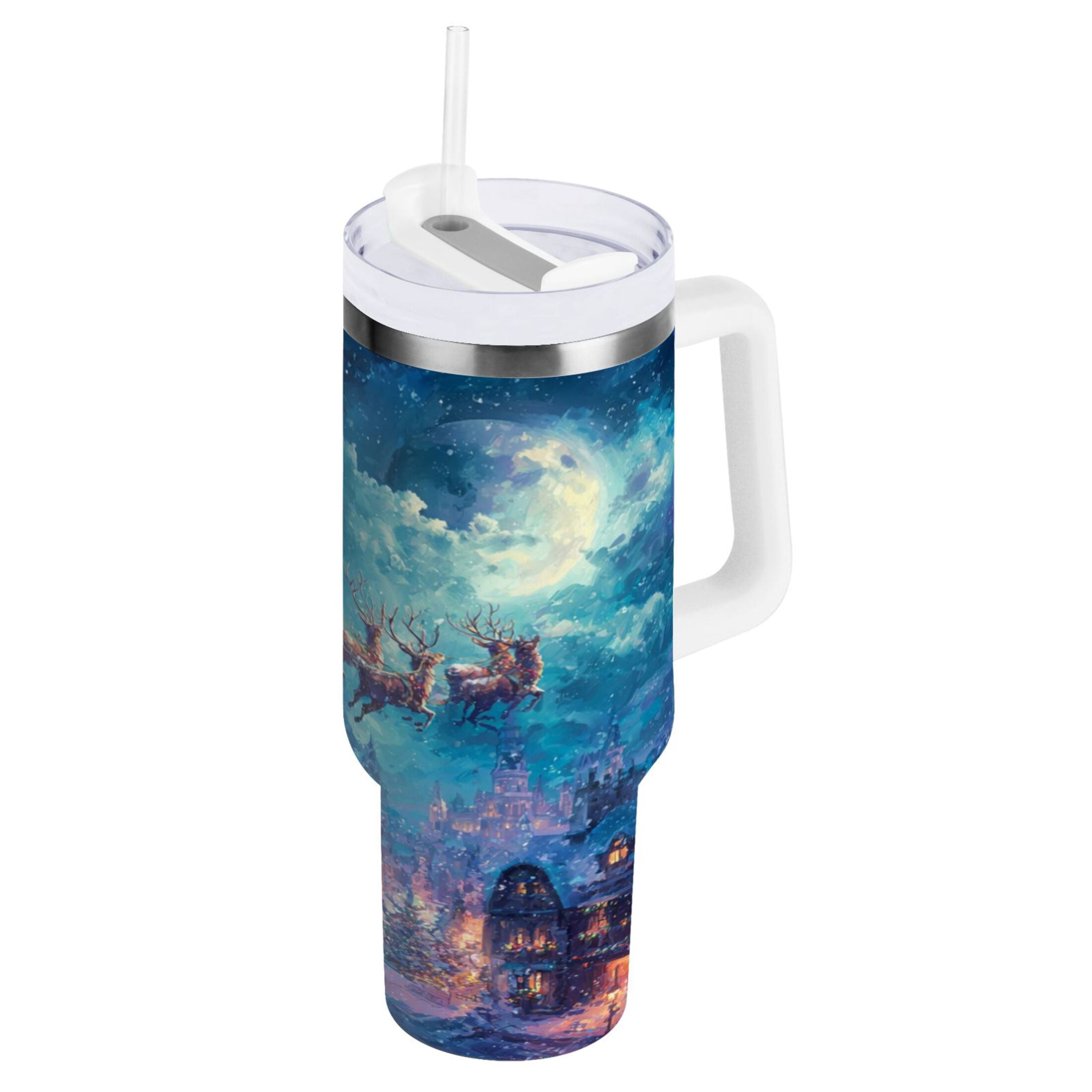 40 oz Stainless Steel Tumbler Vacuum Insulated Leak Proof Stainless ...