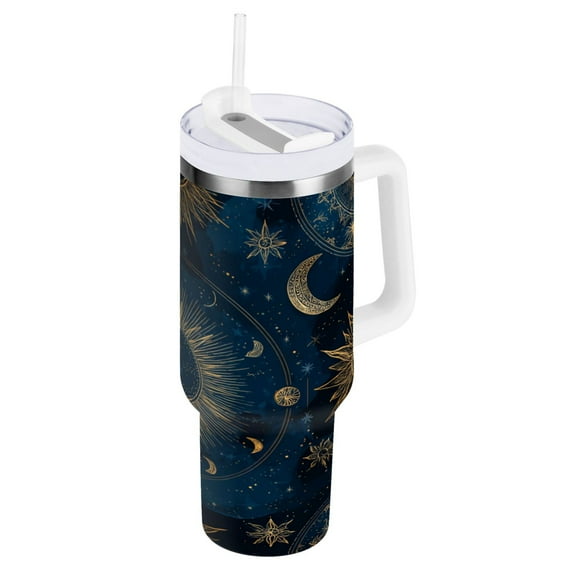 40 oz Stainless Steel Tumbler Vacuum Insulated Leak Proof Stainless ...