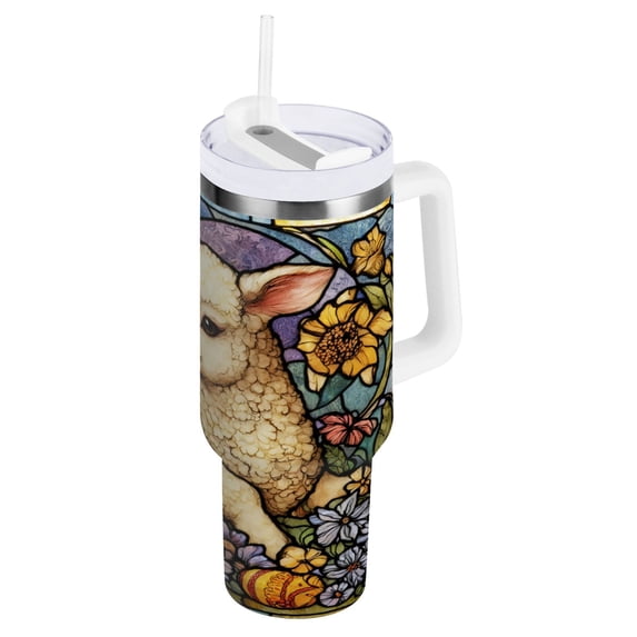 40 oz Stainless Steel Tumbler Vacuum Insulated Leak Proof Stainless ...