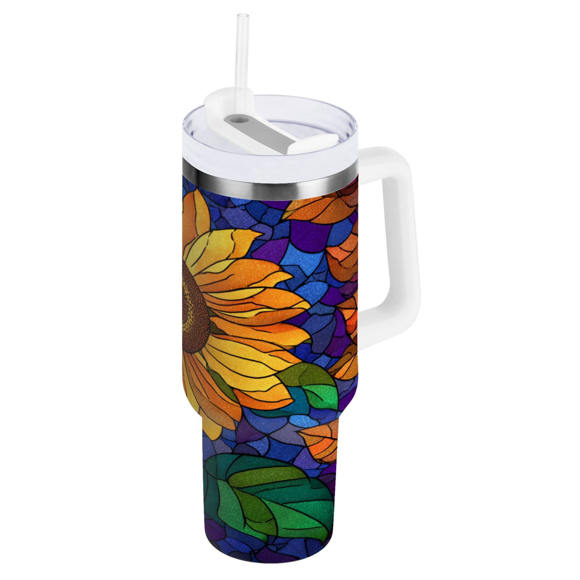 40 oz Stainless Steel Tumbler Vacuum Insulated Leak Proof Stainless ...