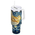 40 oz Stainless Steel Tumbler Vacuum Insulated Leak Proof Stainless ...