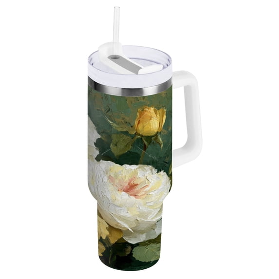 40 oz Stainless Steel Tumbler Vacuum Insulated Leak Proof Stainless ...