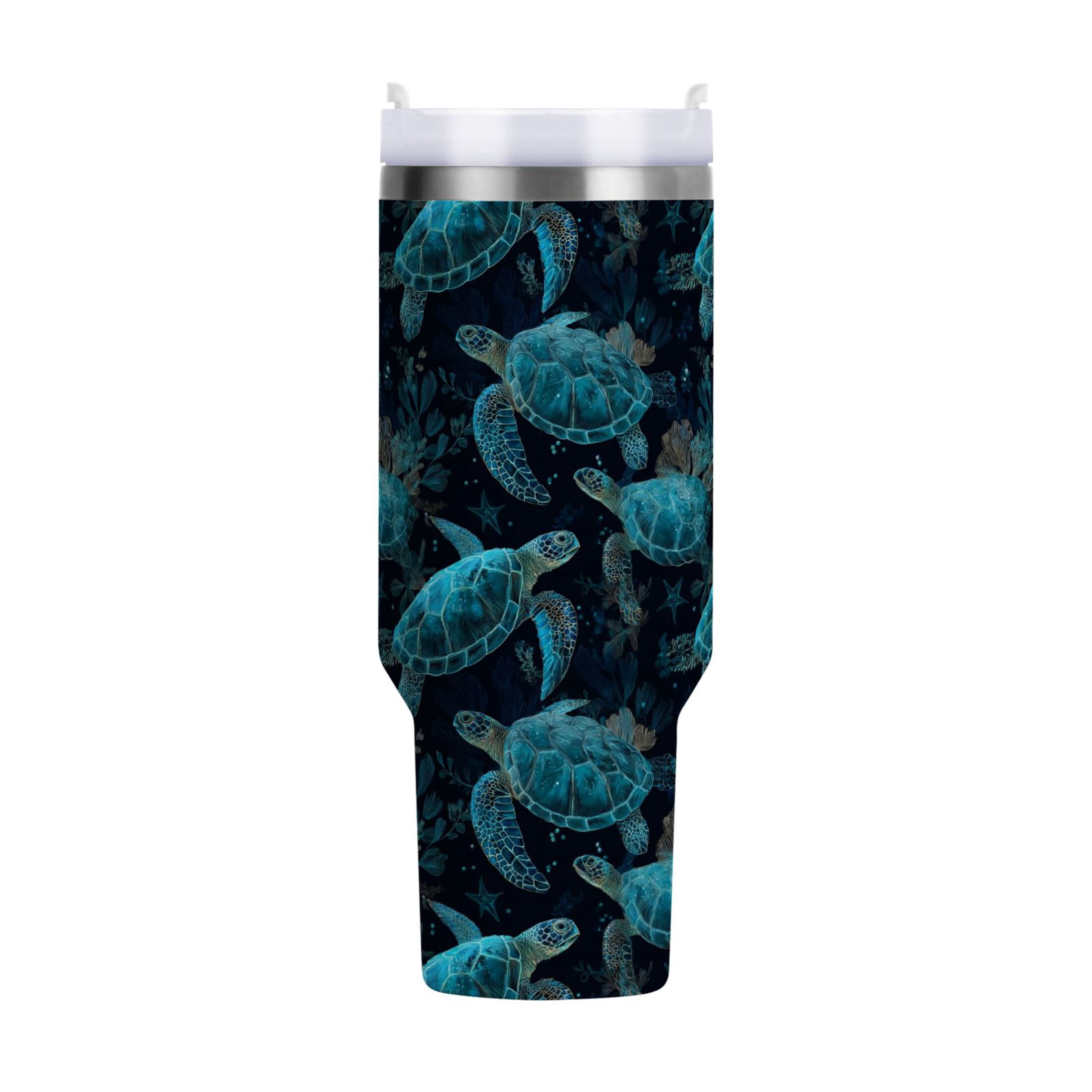 40 oz Tumbler With Handle Stainless Steel Insulated Tumbler With Lid ...