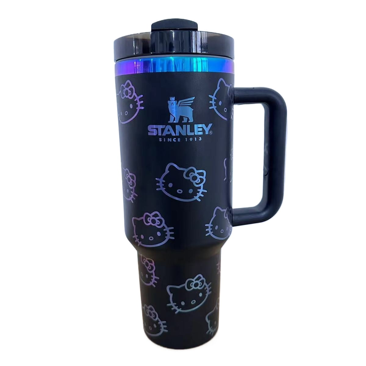 40 ozPortable Handheld Water Bottle, Iced Coffee Mug， Insulated Mug ...